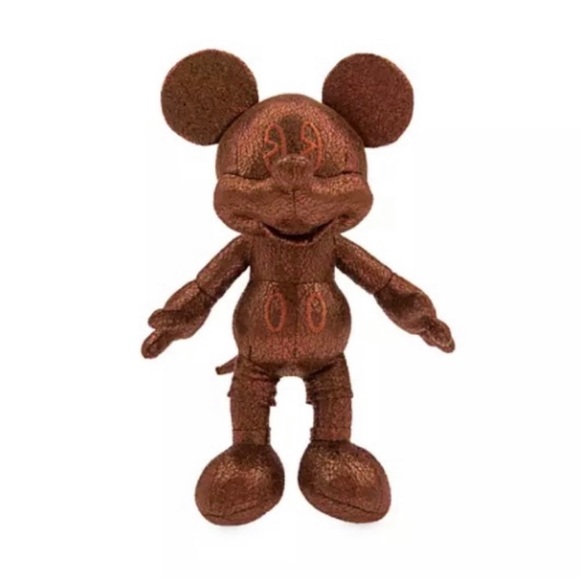 Disney | Toys | Nwt Disney Store Bronze Metallic Mickey Mouse Plush ...